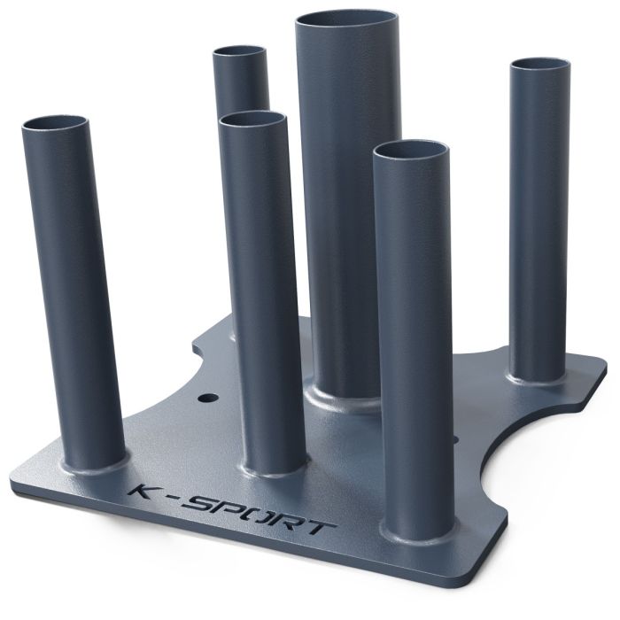6 Bar Holder - Vertical Barbell Storage | K-Sport UK