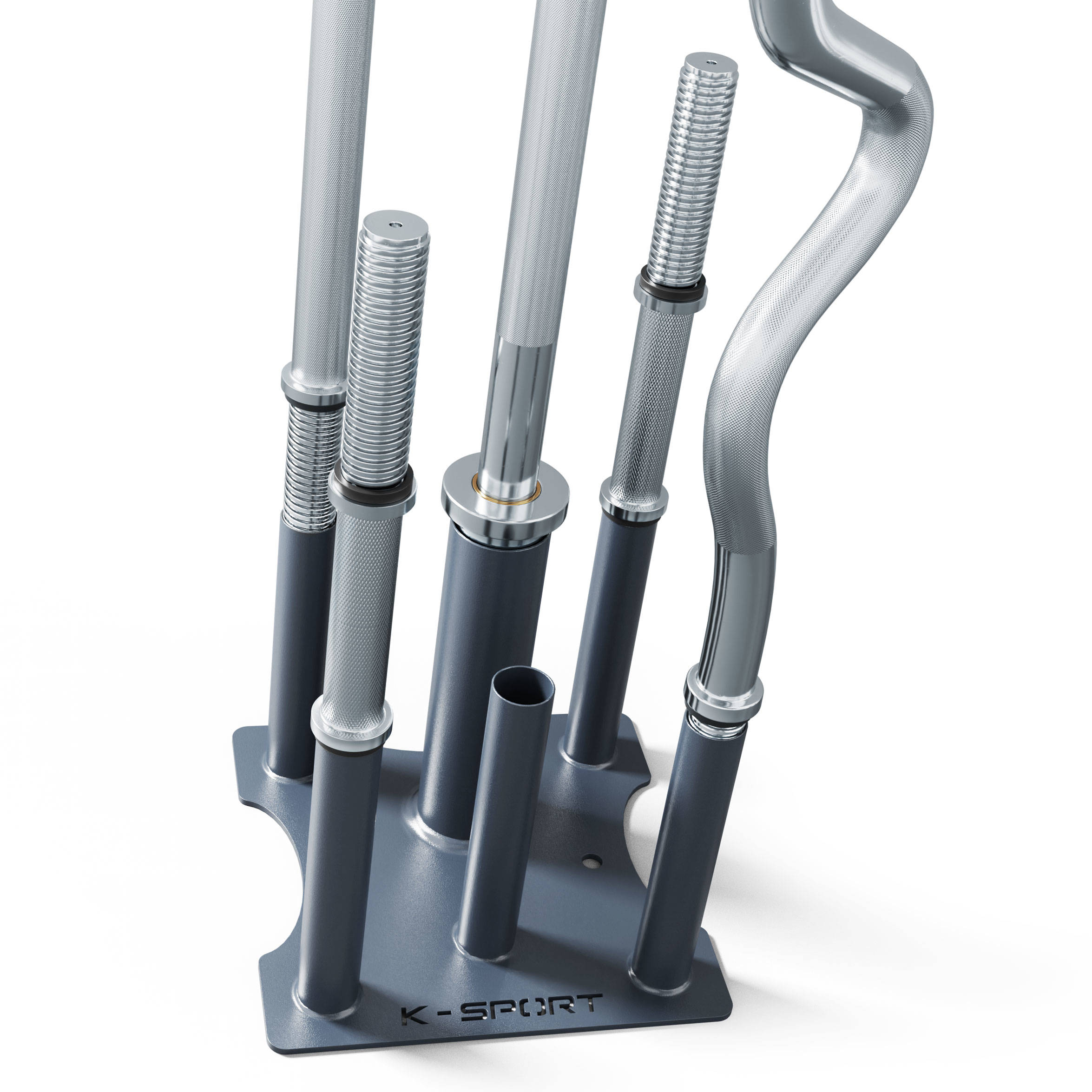 6 Bar Holder - Vertical Barbell Storage | K-Sport UK