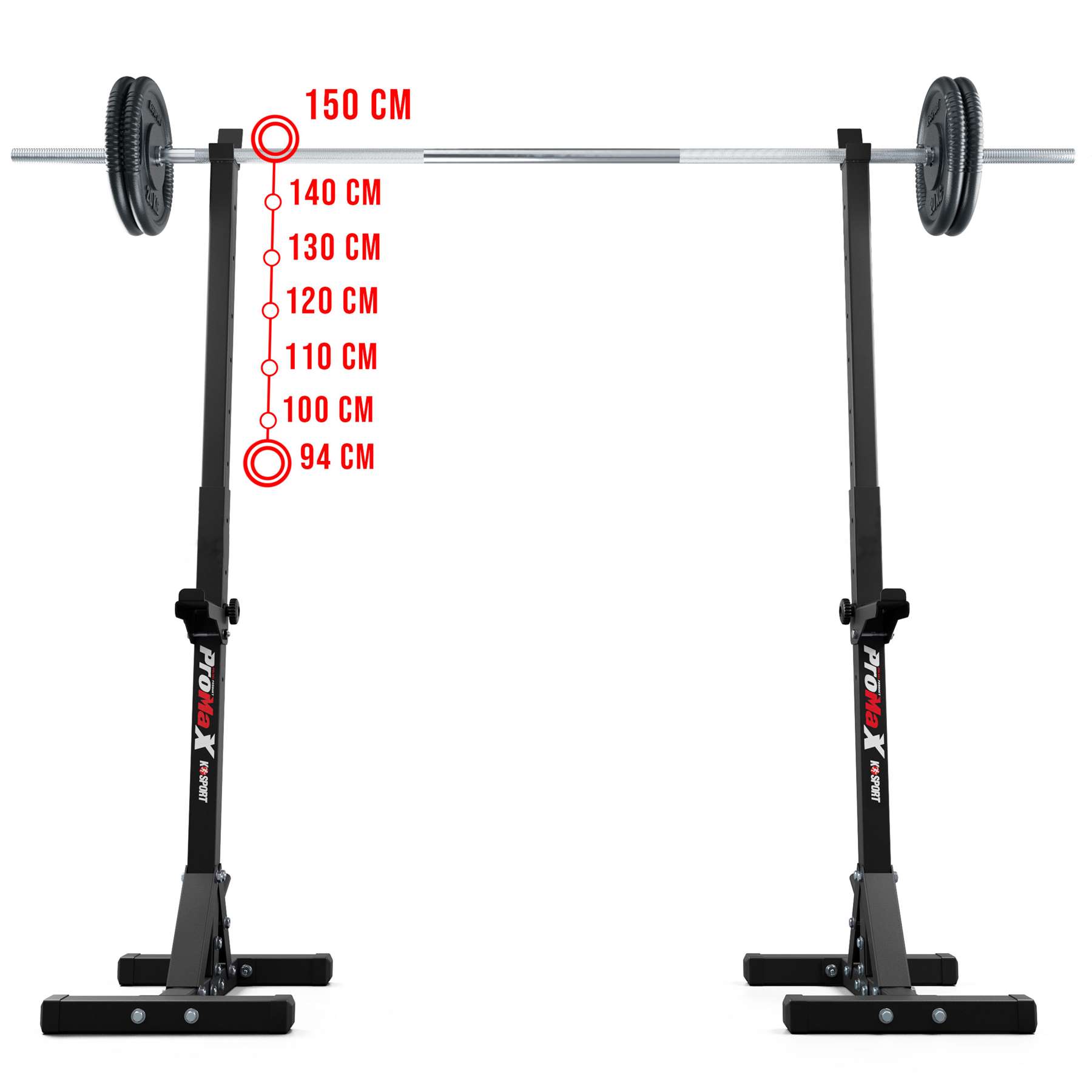 Heavy Duty Barbell Squat Rack | K-Sport UK