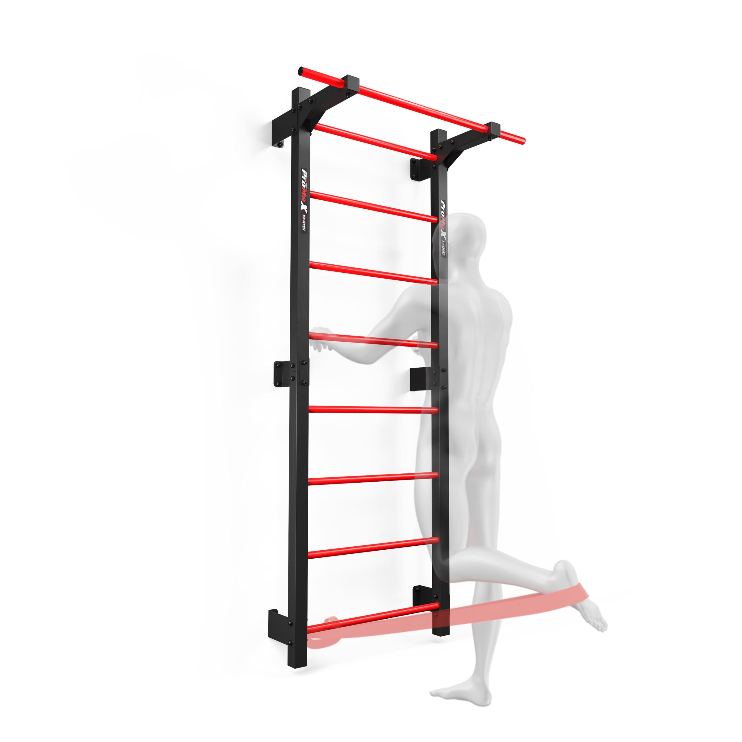 Metal fitness wall bars with pull-up bar - your home gym upgrade