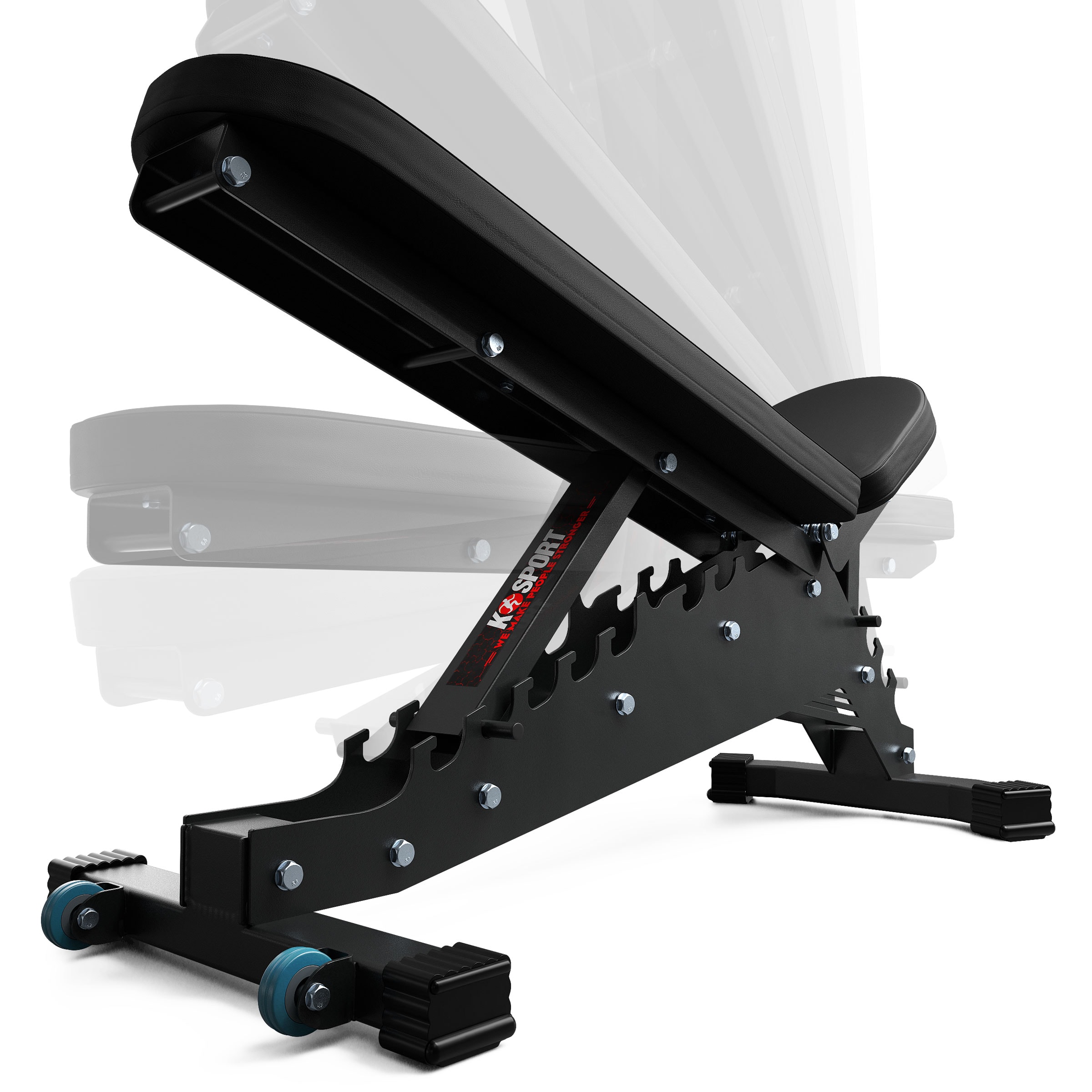 Squat rack set with adjustable weight bench | K-Sport