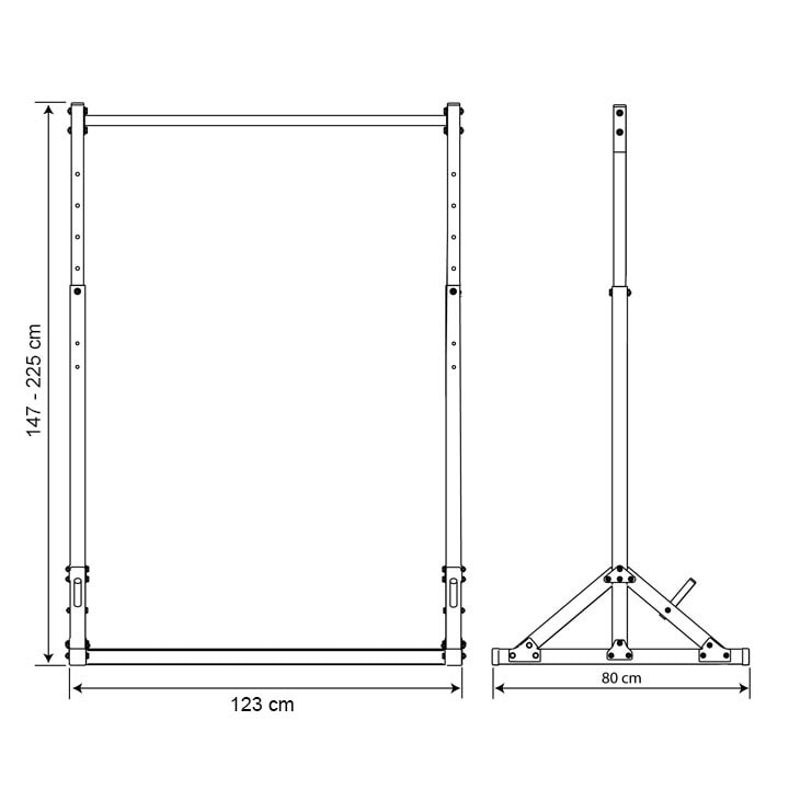 Stand Alone Portable Pull Up Bar | K-Sport UK