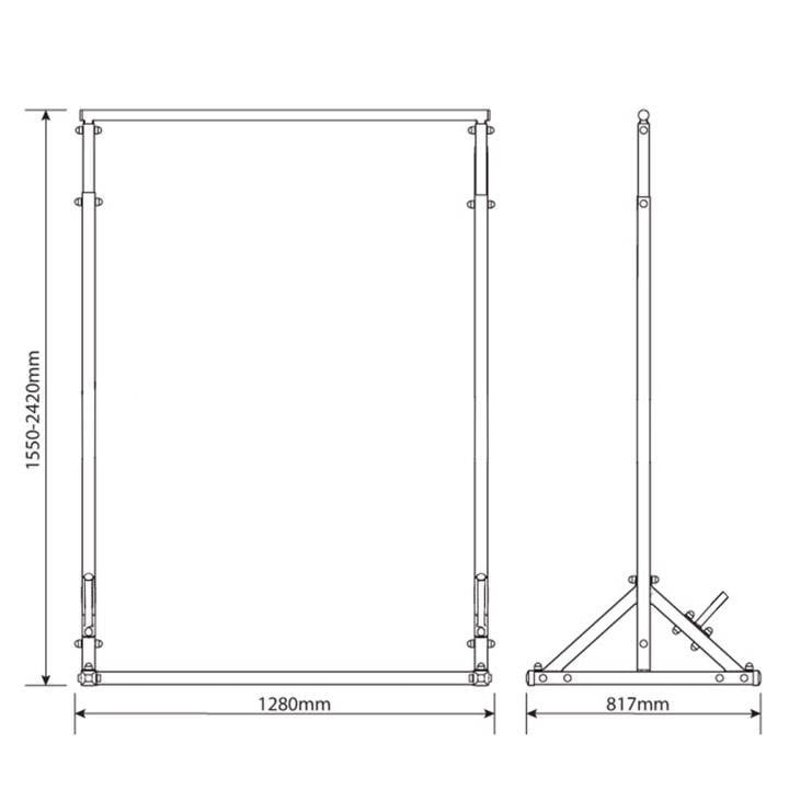 Stand Alone Portable Pull Up Bar | K-Sport UK