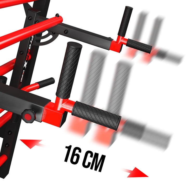 Swedish Ladder Wall Bars With Dip Bar & Pull Up | K-Sport UK