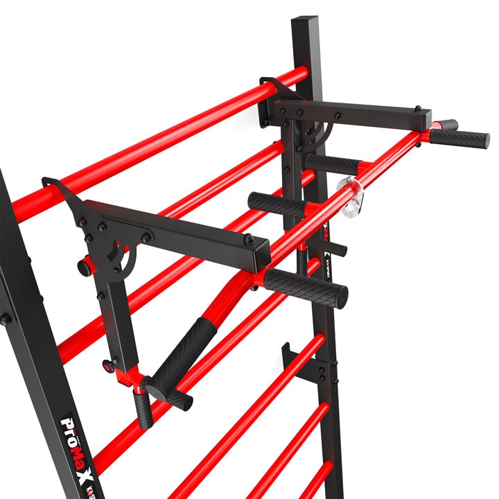 Swedish Ladder Wall Bars With Dip Bar & Pull Up | K-Sport UK