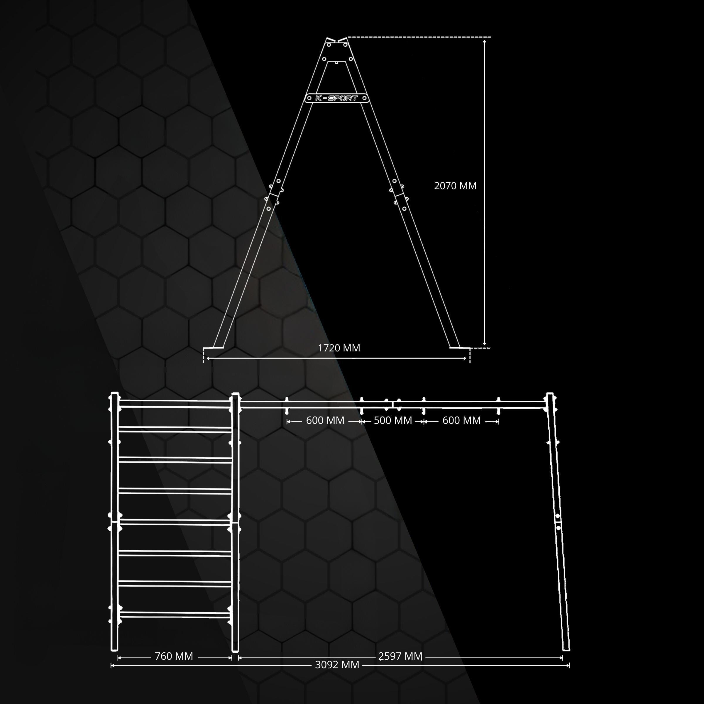 Swing with climbing frame - K-Sport UK