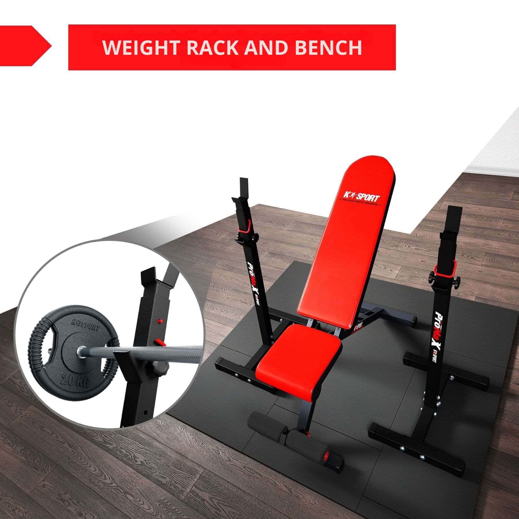 Weight Rack and Bench | K-Sport UK