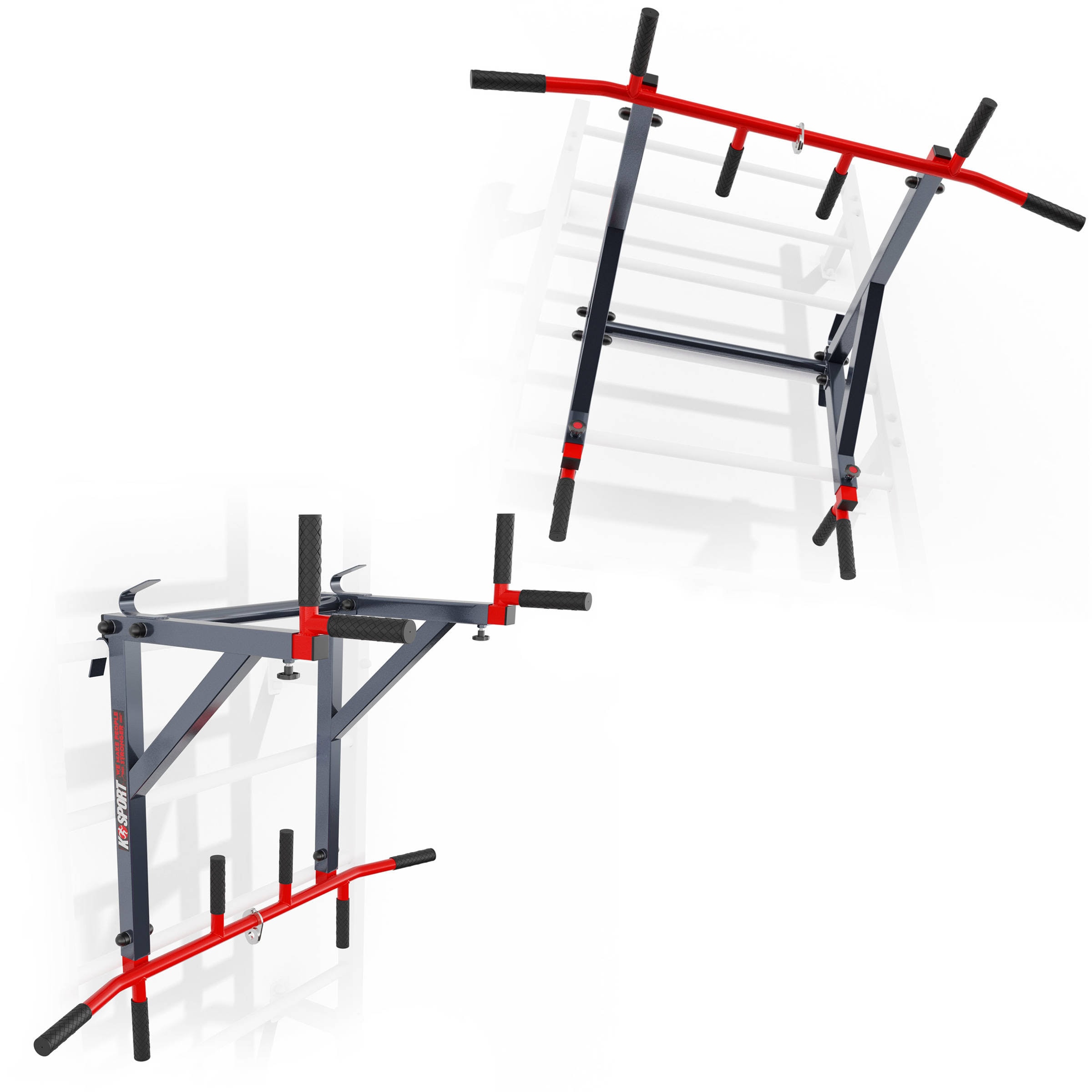 Pull Up Bar For Metal Swedish Ladder | K-Sport UK