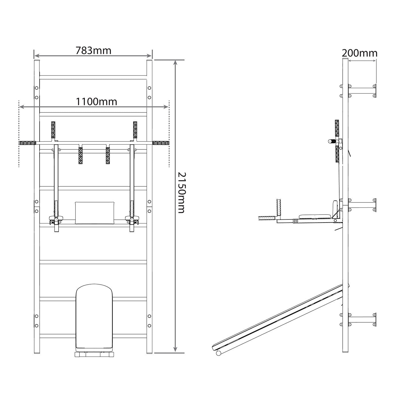 Swedish Ladder Wall Set | K-Sport UK