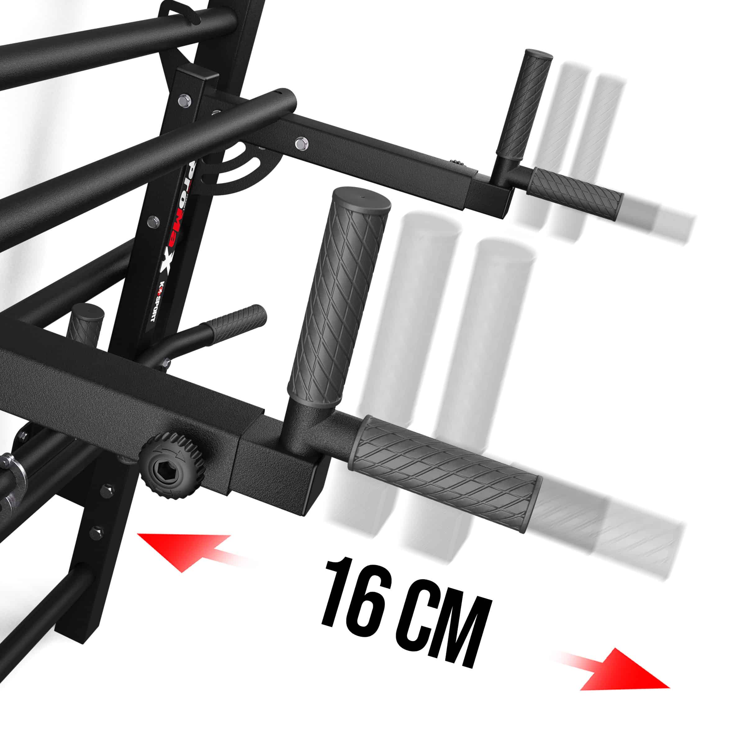 Swedish Ladder Wall Bars With Dip Bar & Pull Up | K-Sport UK